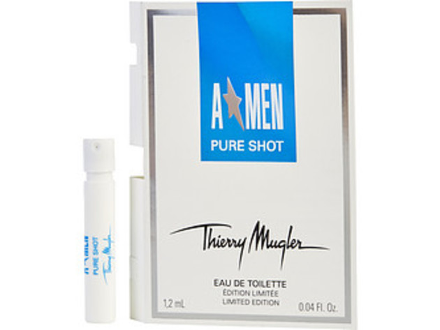 ANGEL MEN PURE SHOT by Thierry Mugler EDT SPRAY VIAL (LIMITED EDITION ...