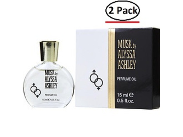 ALYSSA ASHLEY MUSK by Alyssa Ashley PERFUME OIL .50 OZ (Package Of 2 ...