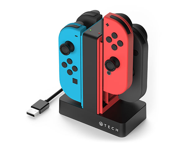 4-In-1 Charger Dock For Nintendo Switch Joy-Con Controllers | StackSocial