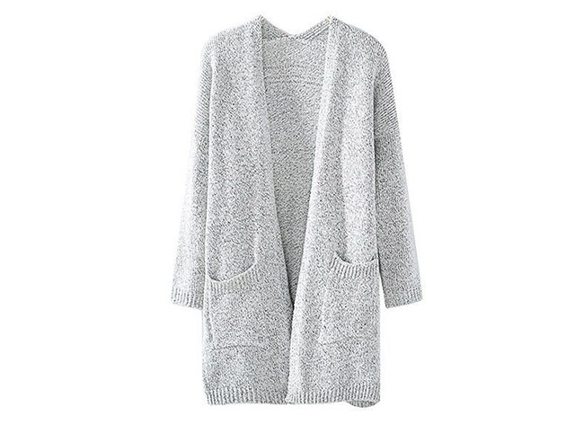 Gray Knit Cardigan | Joyus