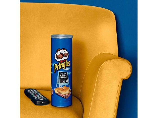 Pringles Salt and Vinegar Edge to Edge Flavored Potato Crisps for Your ...