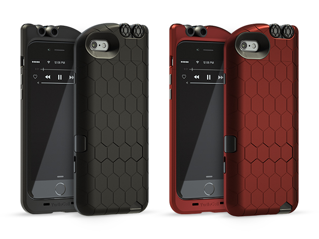 TurtleCell Headphone Case for iPhone 6 (Red) | StackSocial