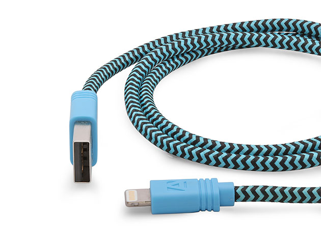 10-Ft Cloth MFi-Certified Lightning Cable | StackSocial