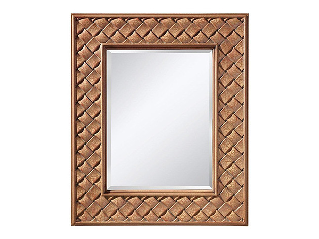 Murray Feiss MR1169BCC Crisfield Rectangular Mirror, Buttercream ...