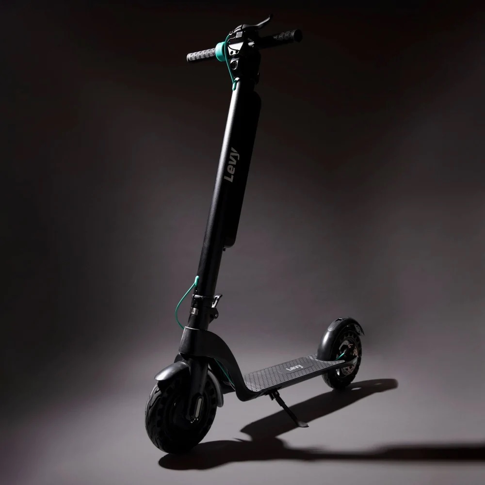 Levy Plus Electric Scooter - Green / 8.5" Tubeless Tires | Boing Boing
