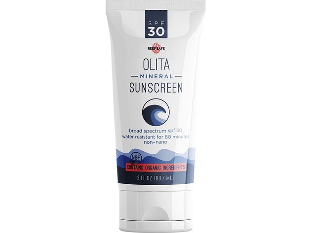 Olita Organic Mineral Sunscreen Lotion with SPF 30 - Broad Spectrum and ...