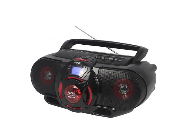 Naxa NPB273 Portable Bluetooth Stereo with Subwoofer and USB Input ...