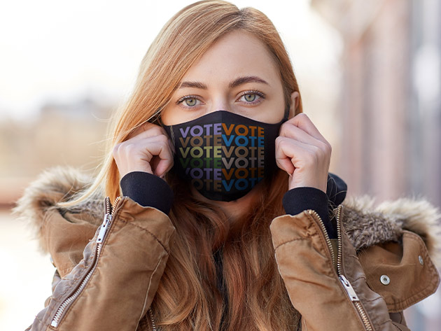 VOTE Masks (White/5-Pack) | StackSocial