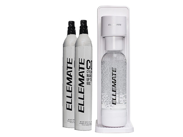 Ellemate Carbonated Drink Maker Starter Kit (Dynamic/White) | theChive University