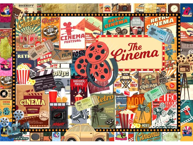 Movie Buff Jigsaw Puzzles 1000 Piece | StackSocial