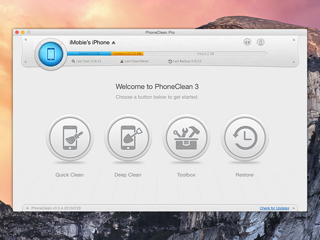 PhoneClean iOS Cleaner | TechSpot