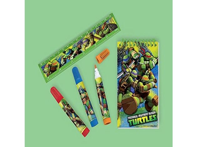 12X Teenage Mutant Ninja Turtles Stationary Set 5 pcs | StackSocial