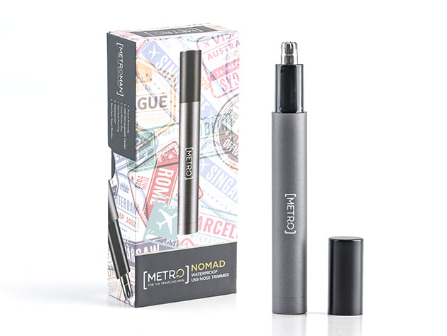 MetroMan Nomad Waterproof USB Nose Trimmer | StackSocial