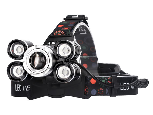 Super Bright LED Head Lamp (Silver) | Black Enterprise