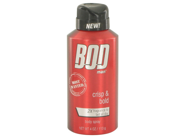 Bod Man Most Wanted by Parfums De Coeur Fragrance Body Spray 4 oz for ...