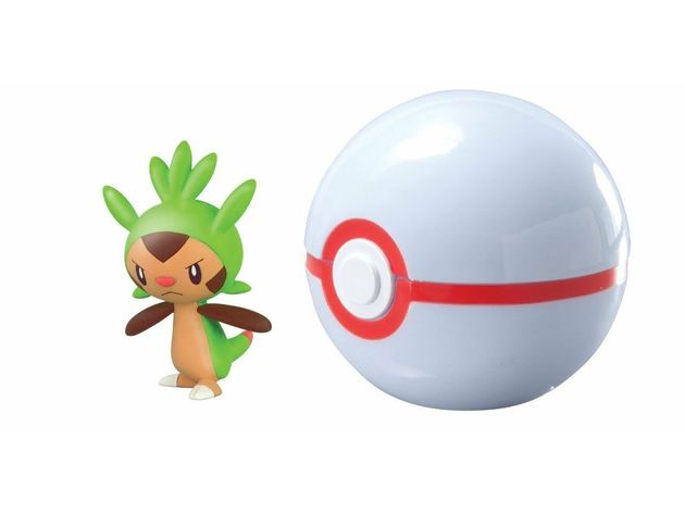 Pokemon 2 inch Toy Action Figure - Chespin Premier Ball | StackSocial