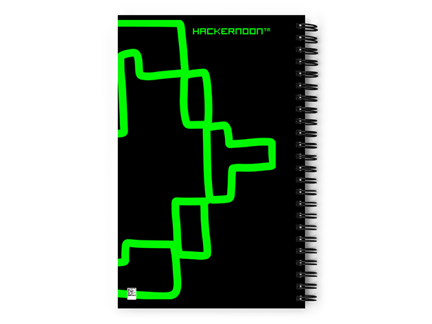 Hacker Noon Spiral Notebook (Design 2) | StackSocial