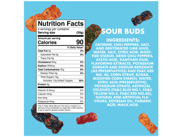 Sour Buds 2 Bags by Chilichews | StackSocial