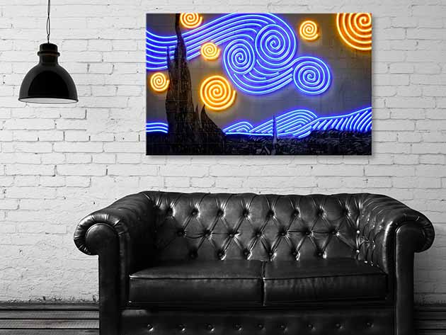 Starry Night Canvas Print (Small/ 12'' x 8'') | KSAT