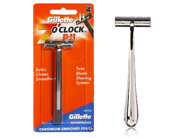 Gillette 7 O'Clock PII Trac II Razor + Trac II Chrome Handle | StackSocial