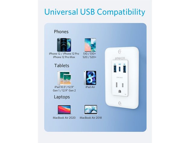 Anker PowerExtend USB-C Wall Outlet | StackSocial