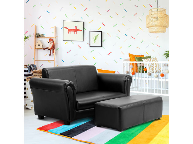 Black kids sofa store