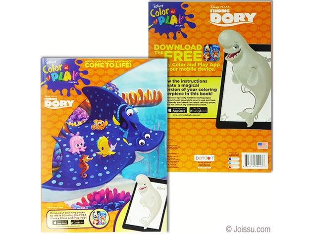 Coloring Book - Finding - Dory - Color & Play | StackSocial