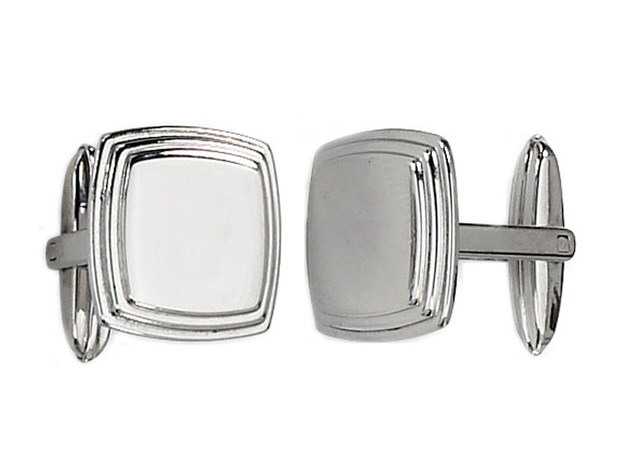 Stainless Steel Mens Chisel Cuff Links | StackSocial