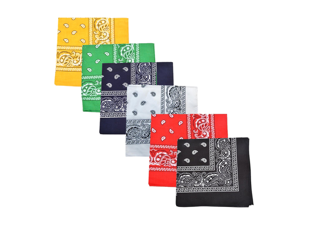 Qraftsy Extra Large Edition Kerchiefs Cotton - Paisley and Solid ...