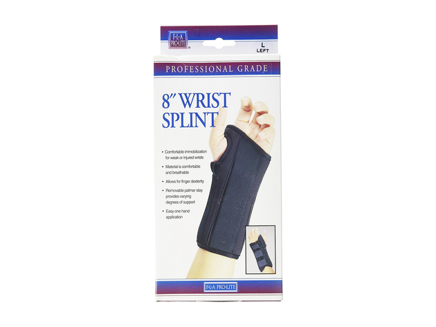 FLA Orthopedics Pro-Lite 8" Wrist Splint, Fit Wrists 6.5" - 7.5" Inches ...
