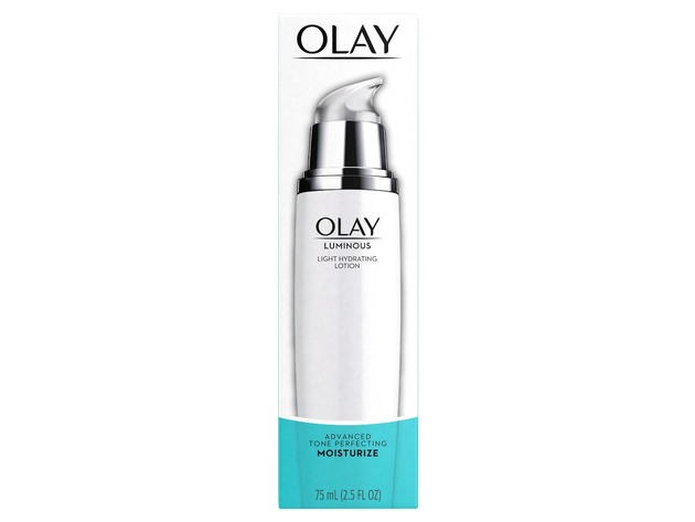 Olay Luminous Light Hydrating Advanced Tone Perfecting Face Moisturizer ...