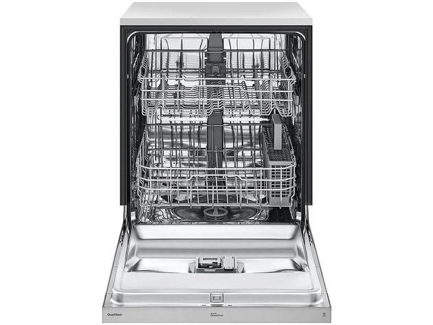 LG LDFN3432T 50 dBA Stainless Front Control Dishwasher with QuadWash ...
