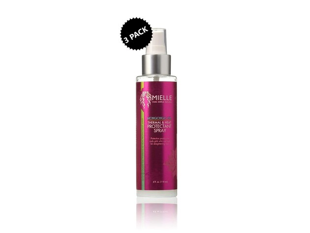 3-PACK Mielle Organics Mongongo Oil Thermal and Heat Protectant Hair ...