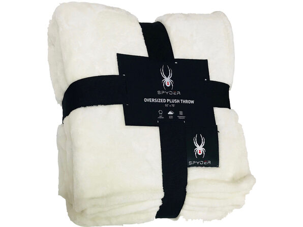 Spyder Flannel Ultra Plush Throw Blanket Interwoven Strength ...