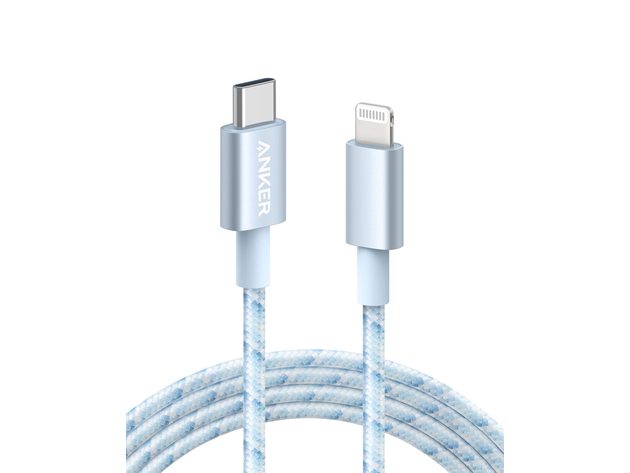 Anker 331 USB-C to Lightning Cable Glacier Blue / 3.3ft | Android Authority