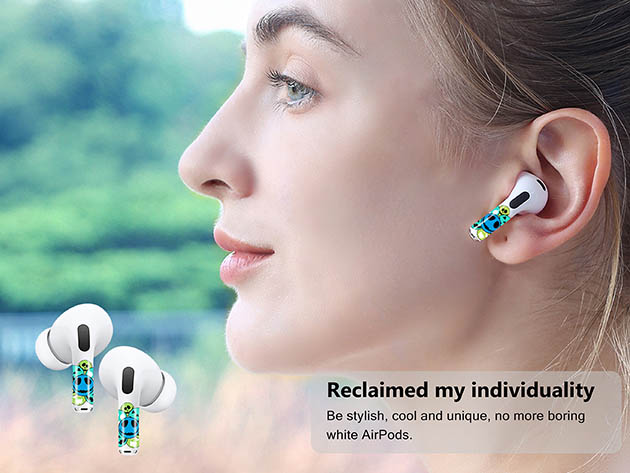AirPods Pro 2 Skins (2-Pair/Glow in the Dark Skulls) | Macworld