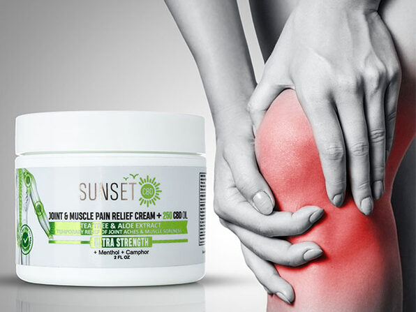 Sunset CBD Joint & Muscle Pain Relief Cream | Joyus