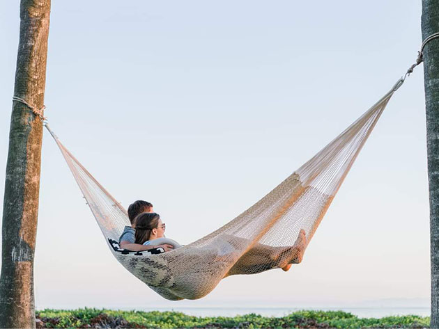 Natural Cotton Rope Hammock | Joyus
